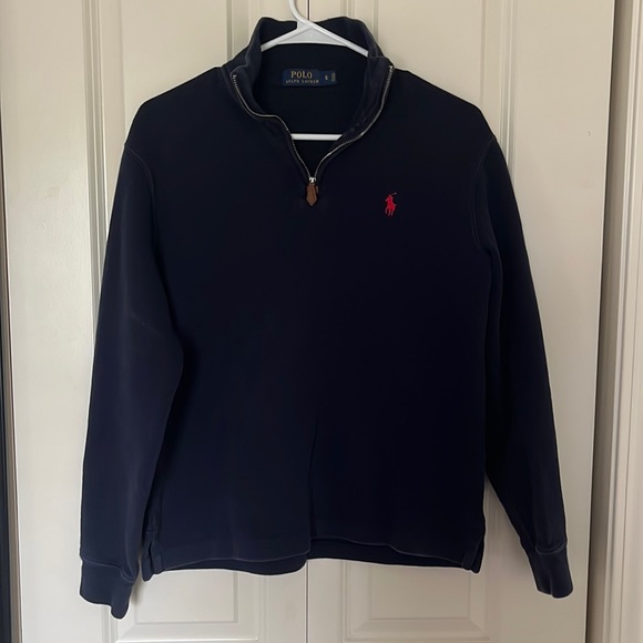 U.S. Polo Assn. | Sweaters | Vintage Mens Navy Polo Quarter Zip | Poshmark